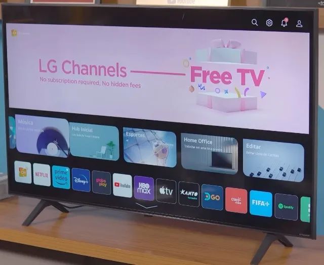 50 polegadas no Brasil