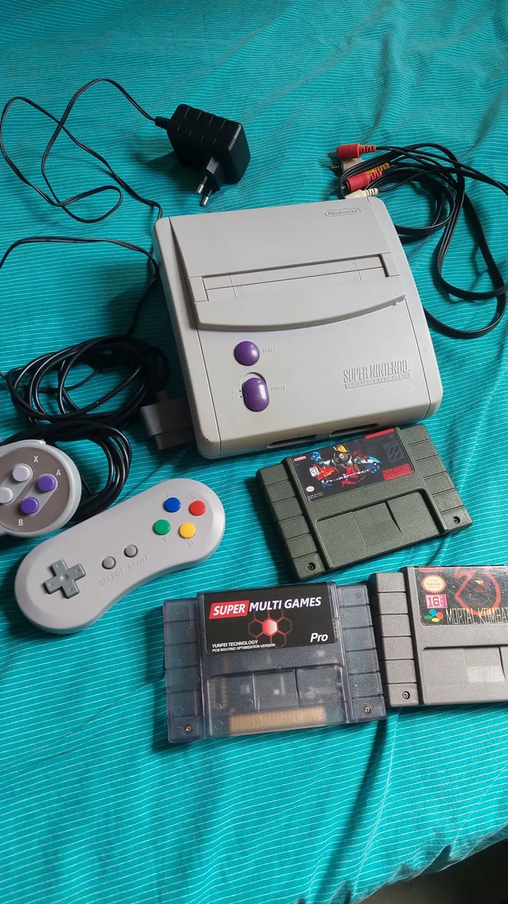"super nintendo antigo" no Brasil