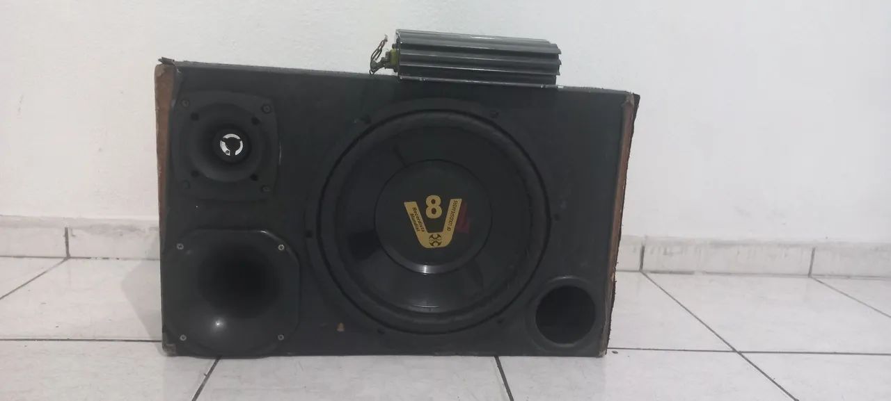 Caixa de Som Subwoofer 8 Polegadas - Aparelhos de Som - Vila Bom Jardim, São Paulo 1384638432 | OLX
