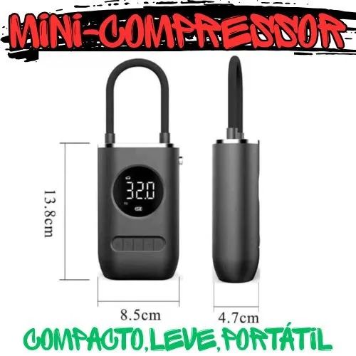 Mini Compressor portátil envia olx novo - Acessórios de Ciclismo ...