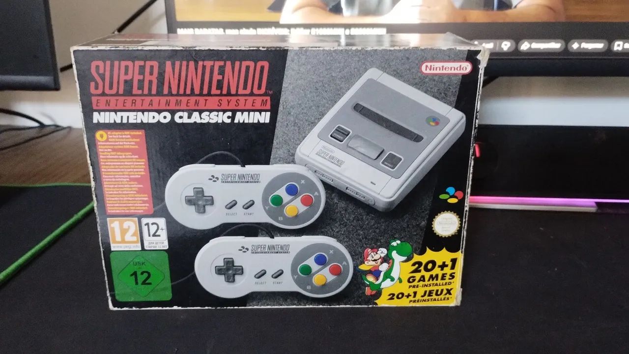 Super Nintendo mini Original - Consoles de Vídeo Game - Terra Vermelha ...