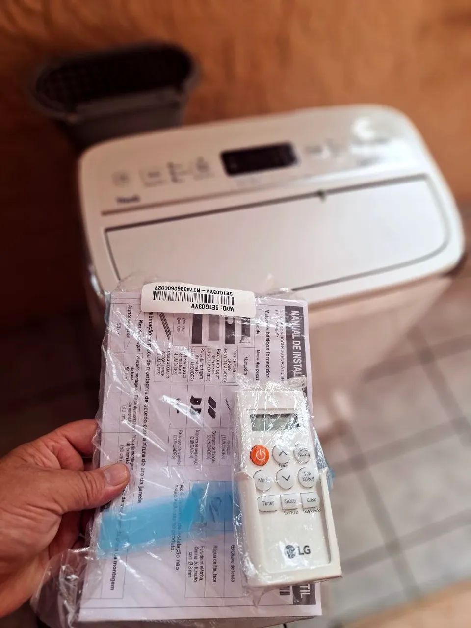 AR CONDICIONADO PORTÁTIL 14.000 BTU LG Dual Inverter 127V NOVO GARANTIA ...