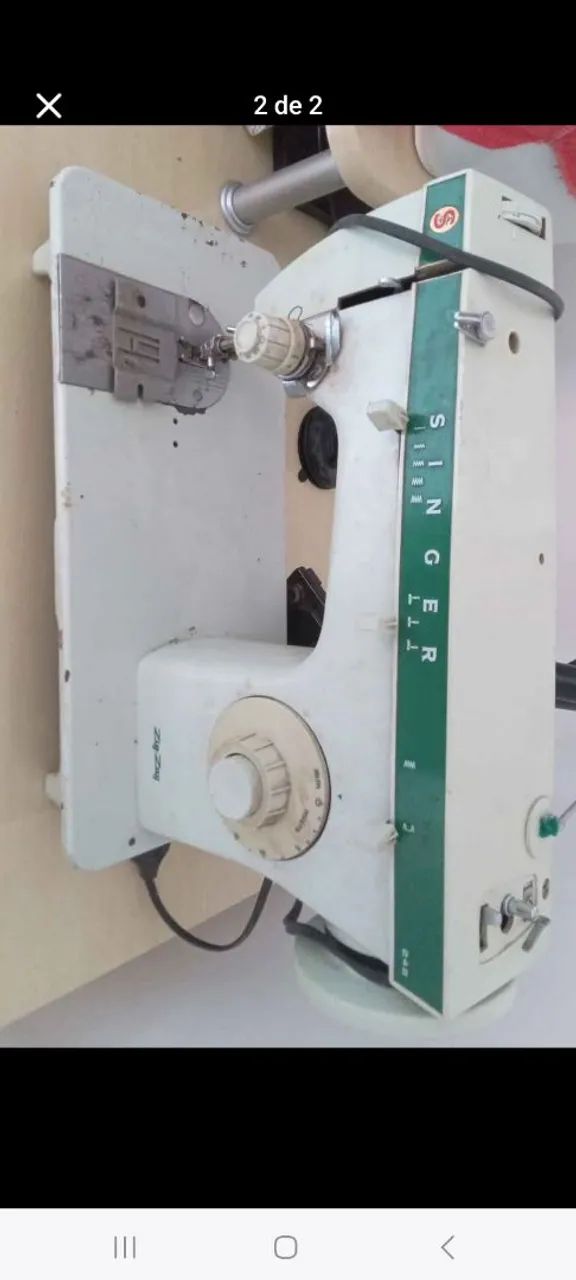 Máquina de Costura Singer 242 - Equipamentos Para Comércio ...
