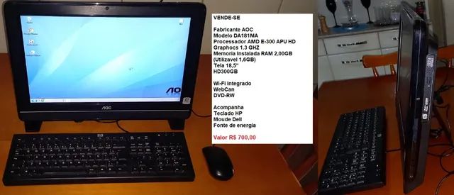 "computador integrado aoc" no Brasil