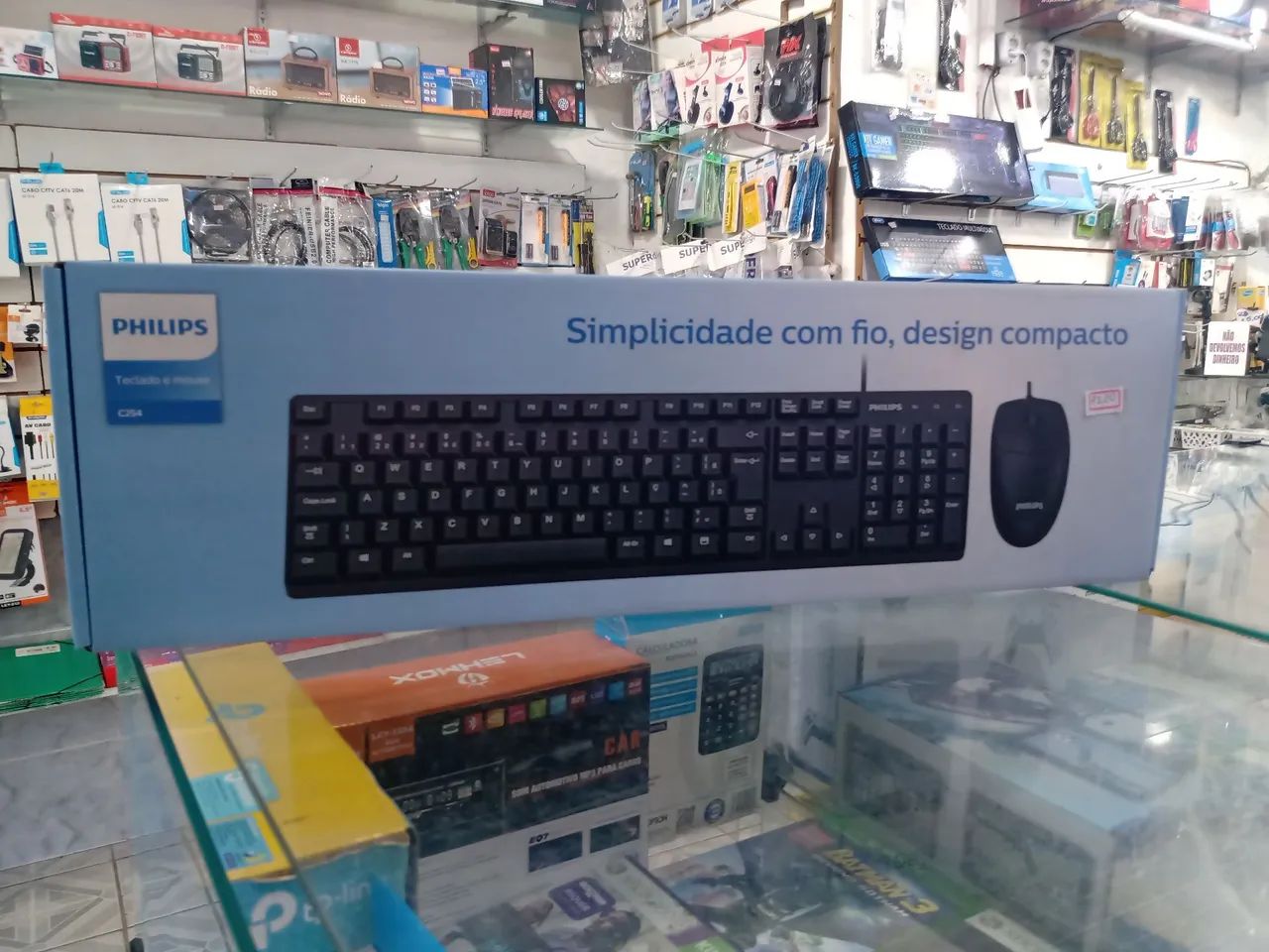 Teclado e Mouse Philips C254 - Novo - Aparelhos de Som - COHAB, Recife ...
