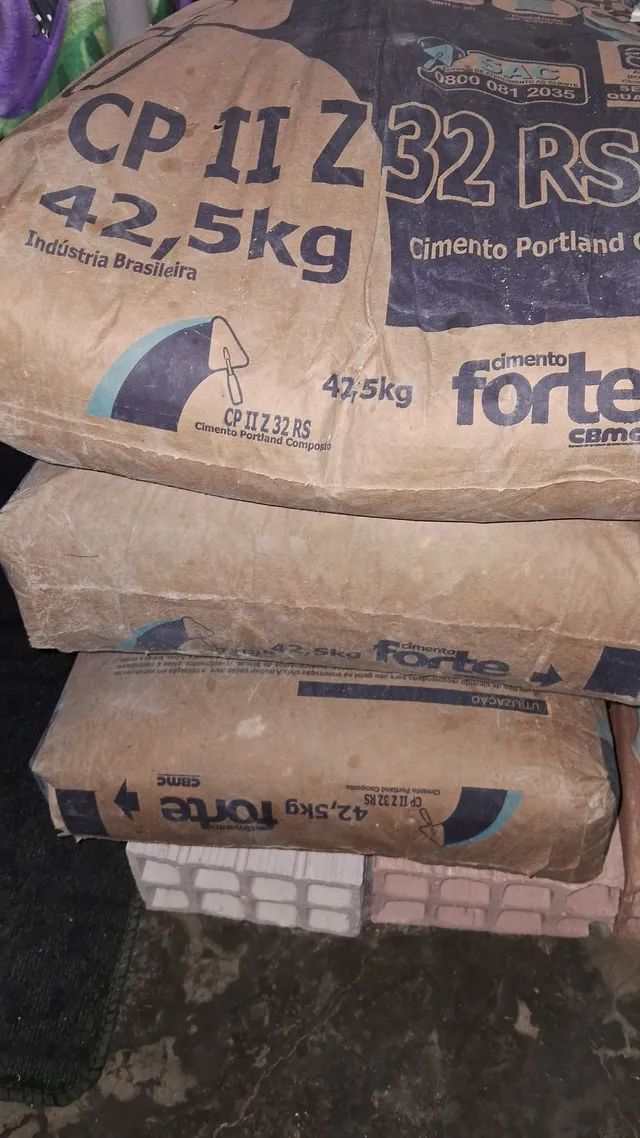 "sacos de cimentos" no Brasil