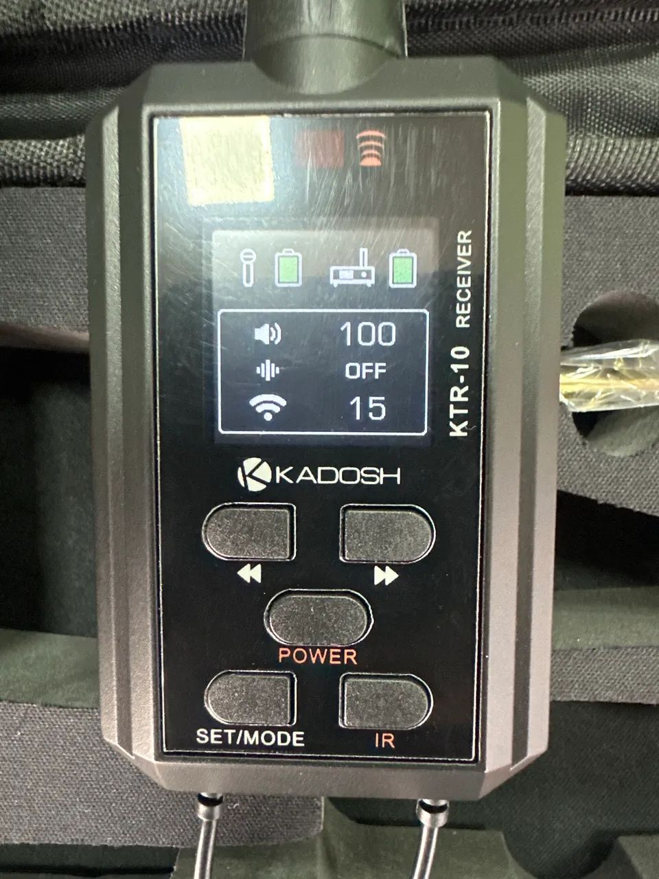 Transmissor de instrumentos Kadosk KTR-10 - Microfones e Gravadores ...