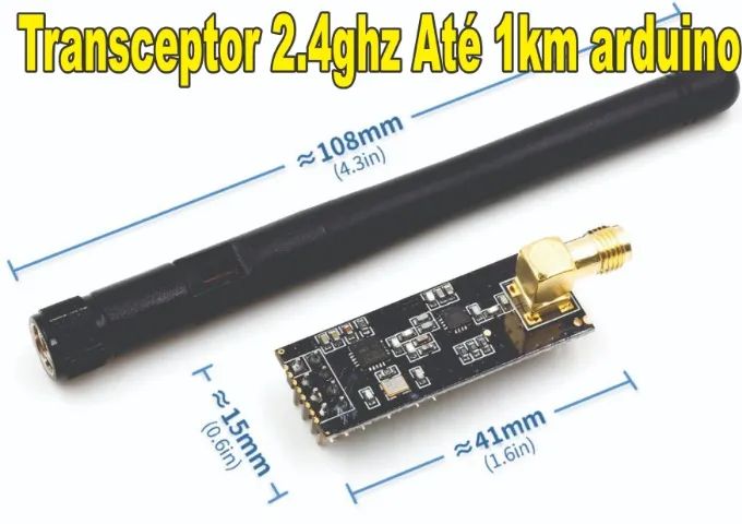 arduino Módulo Nrf24l01 +pa+lna Rf Antena Transceptor 2.4ghz Até 1km ...