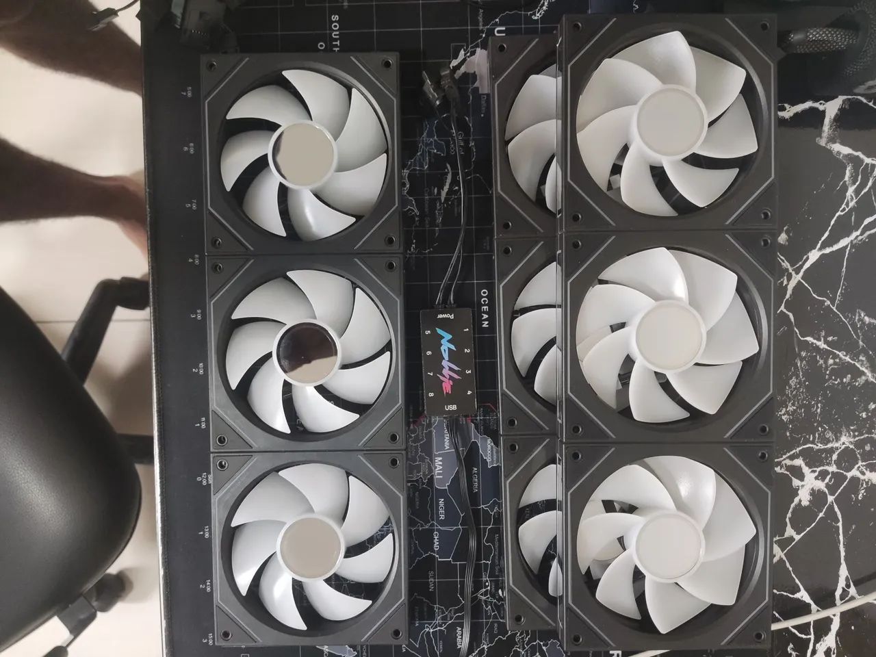 FANS JUMPEAK Mx120ARGB Sem Fio emenda 6reverse + 3forward ...