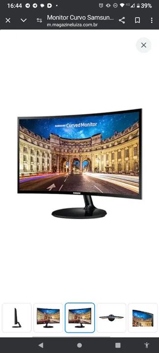 Monitor Curvo Samsung 27 polegadas - Monitores - Jardim Sílvia, Embu ...