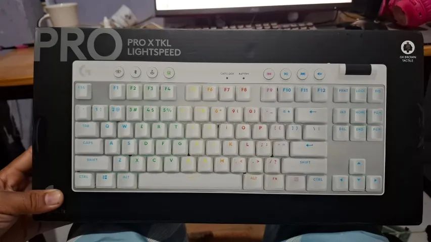 Teclado logitech G PRO X TLK branco - Periféricos e Acessórios de ...