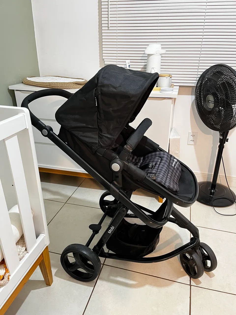 Travel System Safety 1st, Mobi Trio, 0 A 15kg, Full Black - Maternidade ...