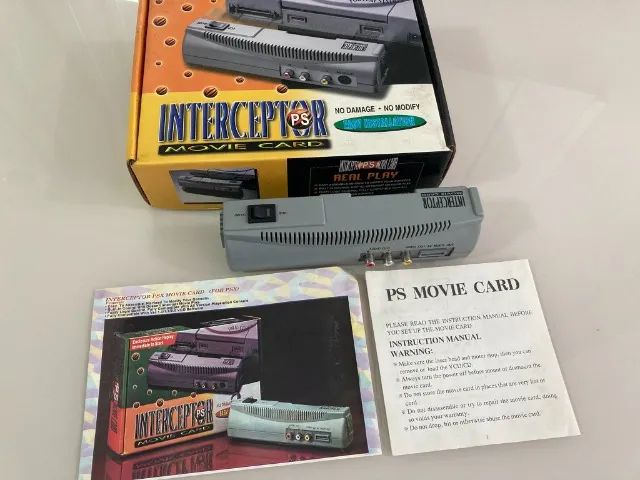 Adaptador Ps1 Interceptor Movie Card Vcd Playstation 1 - Peças e ...