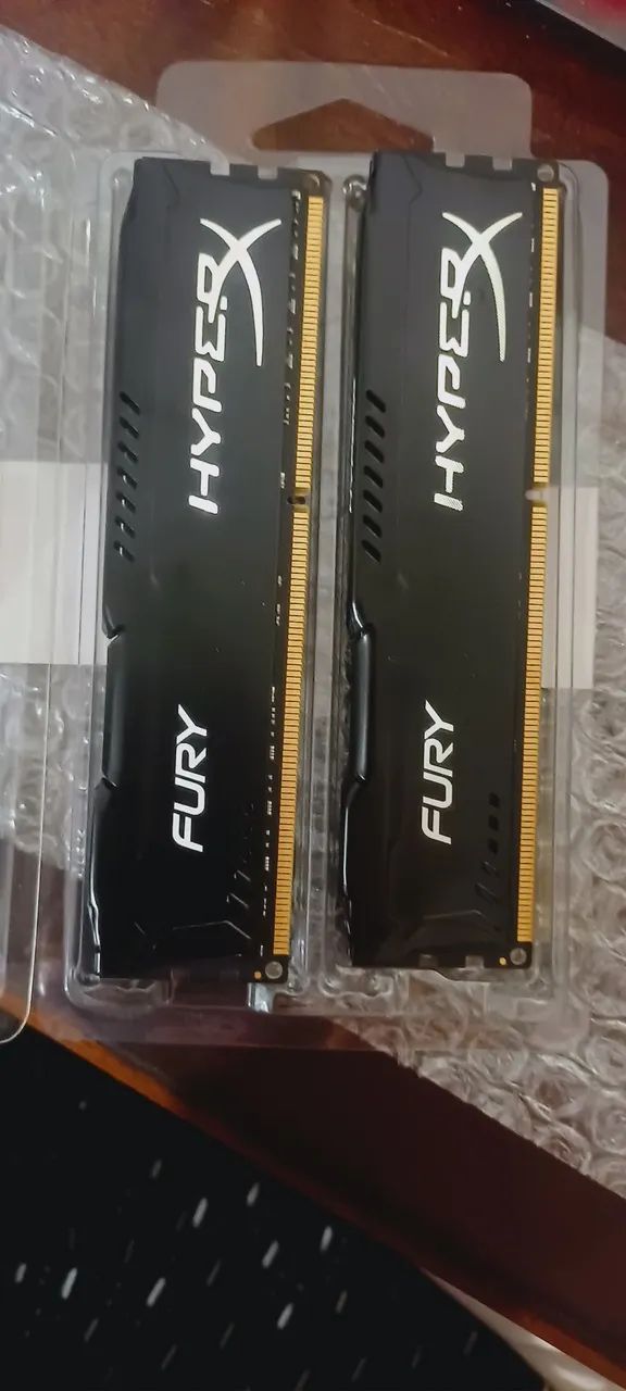 Memória ram DDR3 2x8gb hyperx fury - Memória RAM - Tupã, Contagem ...
