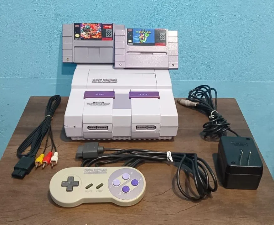 "super nintendo original" no Brasil