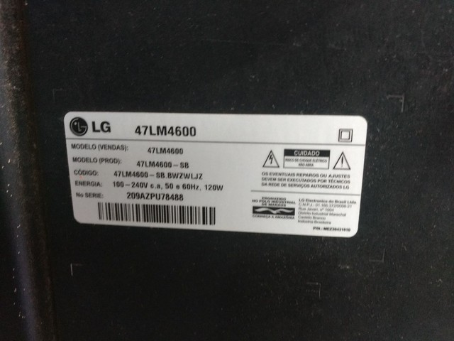 Tv lg de 47 polegadas | +457 anúncios na OLX Brasil