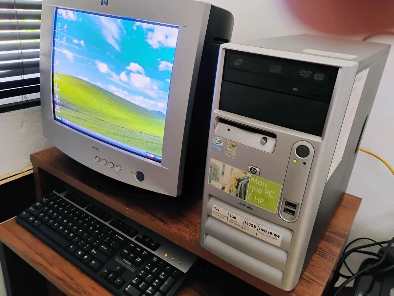 PC HP Pavilion Pentium 4 Windows XP - Relíquia - Computadores e Desktops - Badenfurt, Blumenau ...