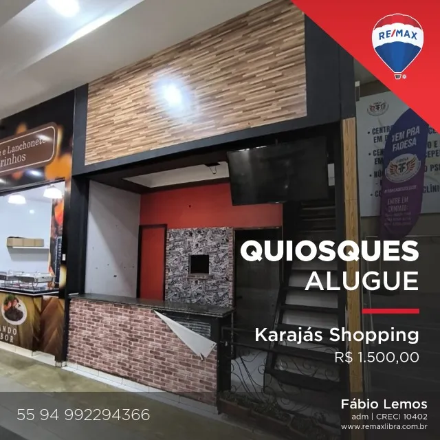 "quiosques comerciais" no Brasil