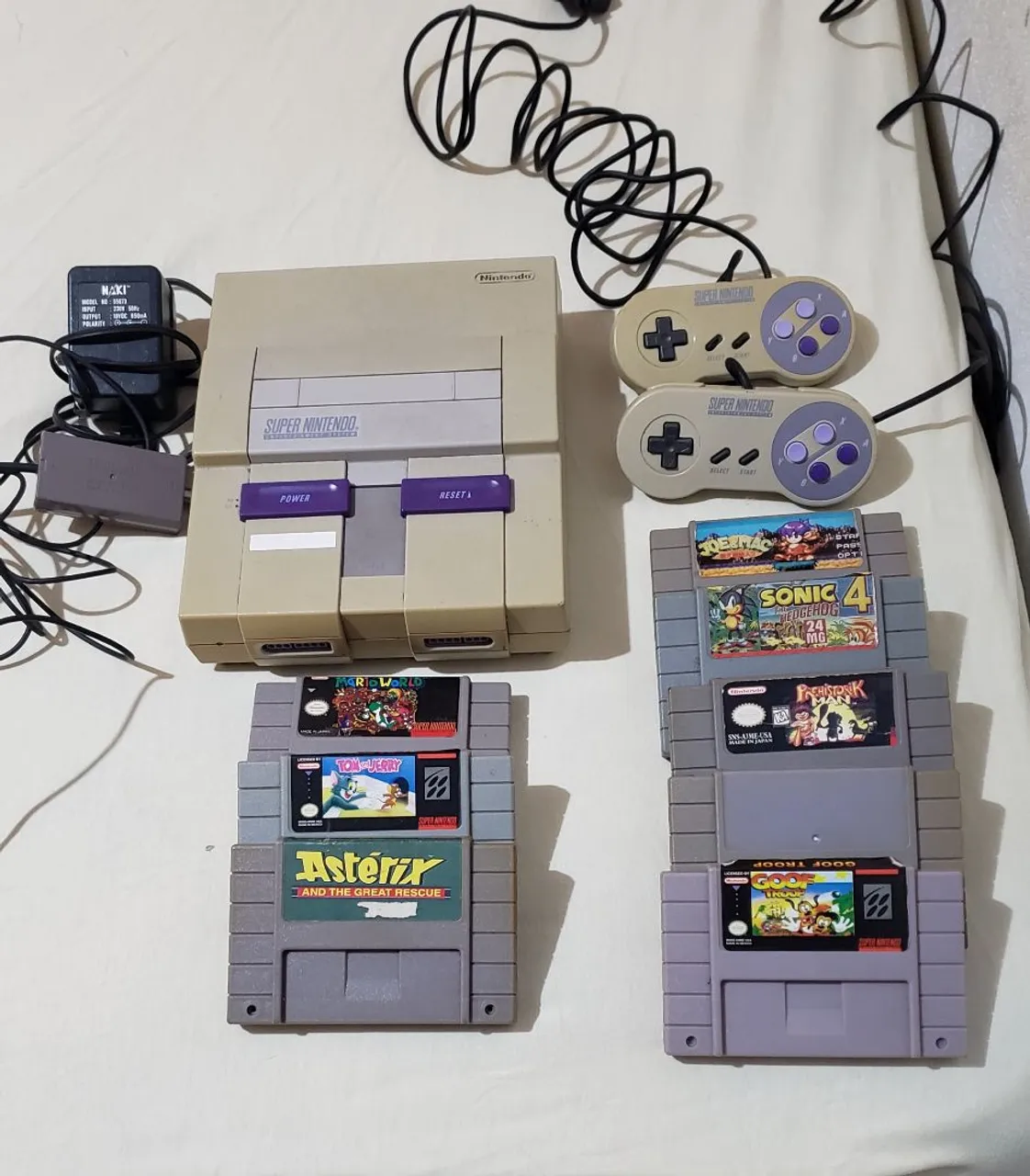 "super nintendo original" no Brasil