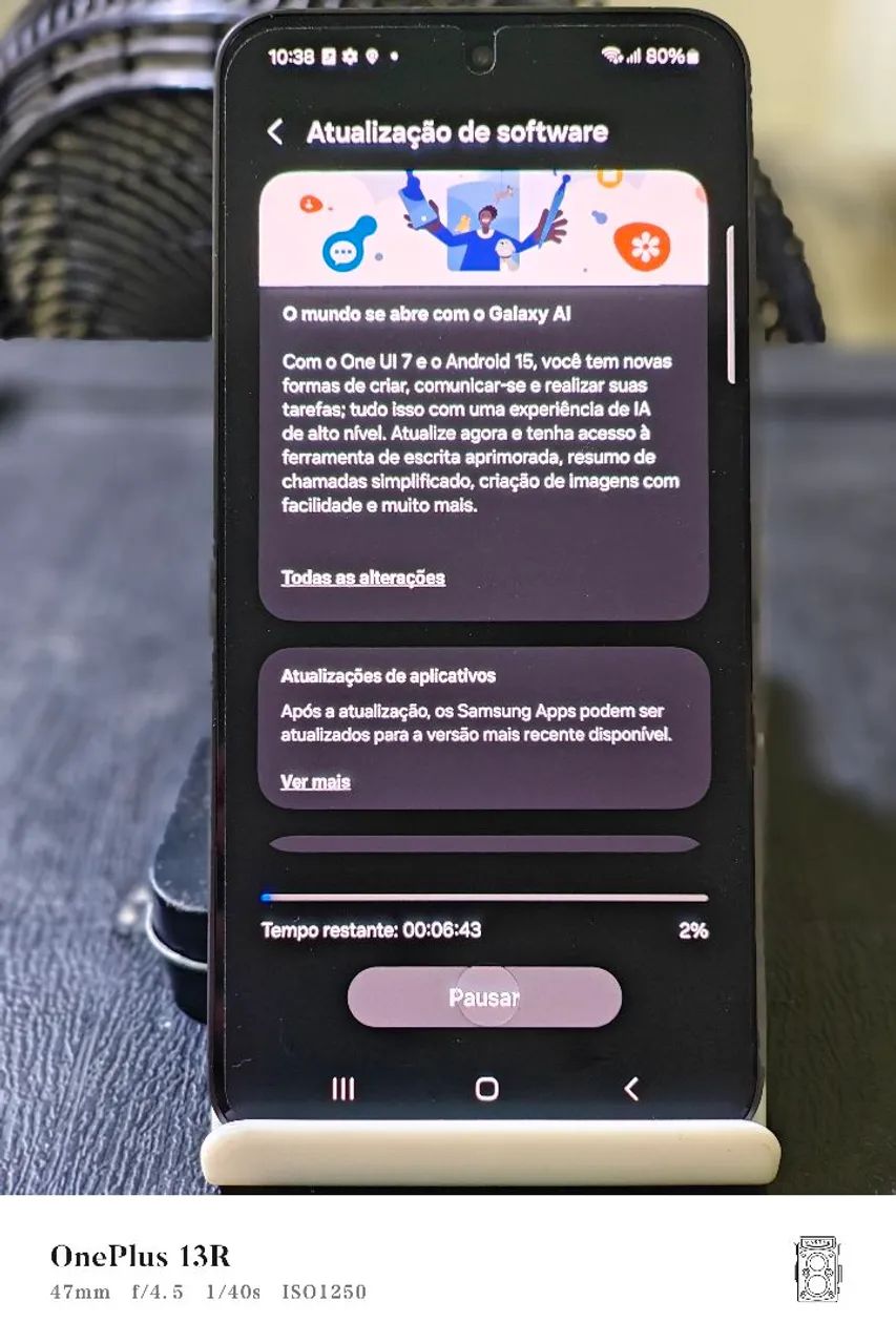 SAMSUNG GALAXY S24 FE IMPECÁVEL DUAL CHIP 256GB SEM RESTRIÇÃO SOMENTE ...