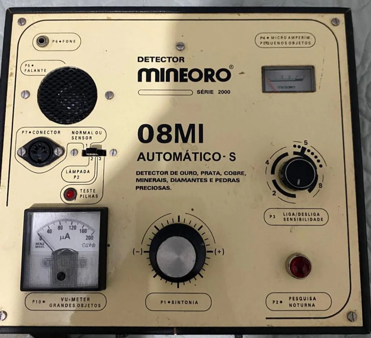 Máquina dectado de ouro e minério profissional - Câmeras e Filmadoras ...