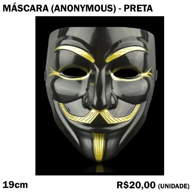 "mascara anonymous" no Brasil