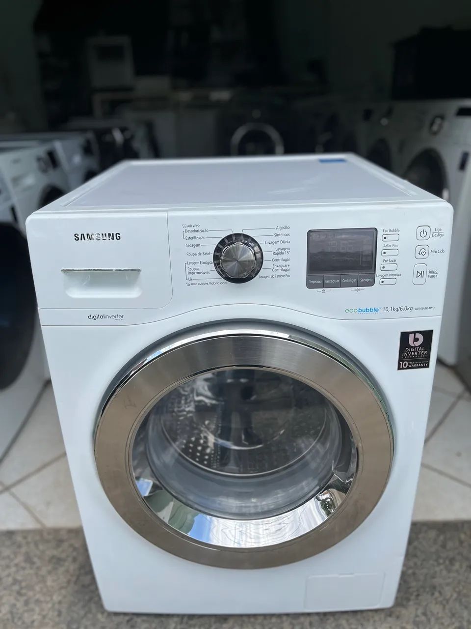 Lava e seca Samsung 10.1 KG - Máquinas de Lavar e Secadoras - Nova ...