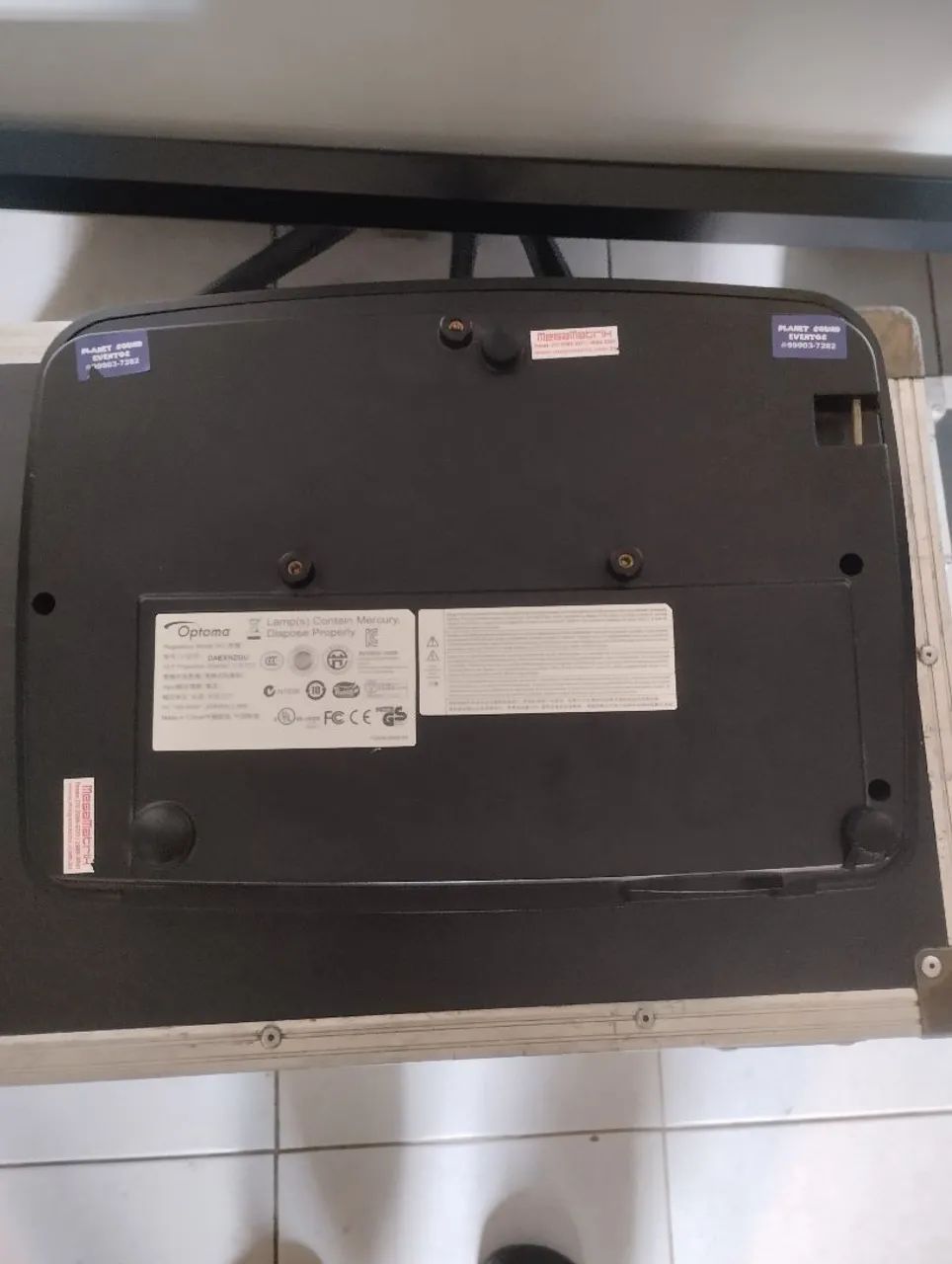 Projetor optoma XGA com 3200 Ansi lúmens reais - Projetores e Telas de ...