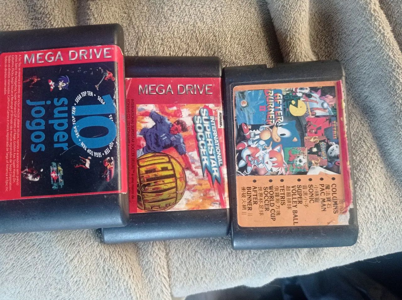 "cartuchos de mega drive" no Brasil