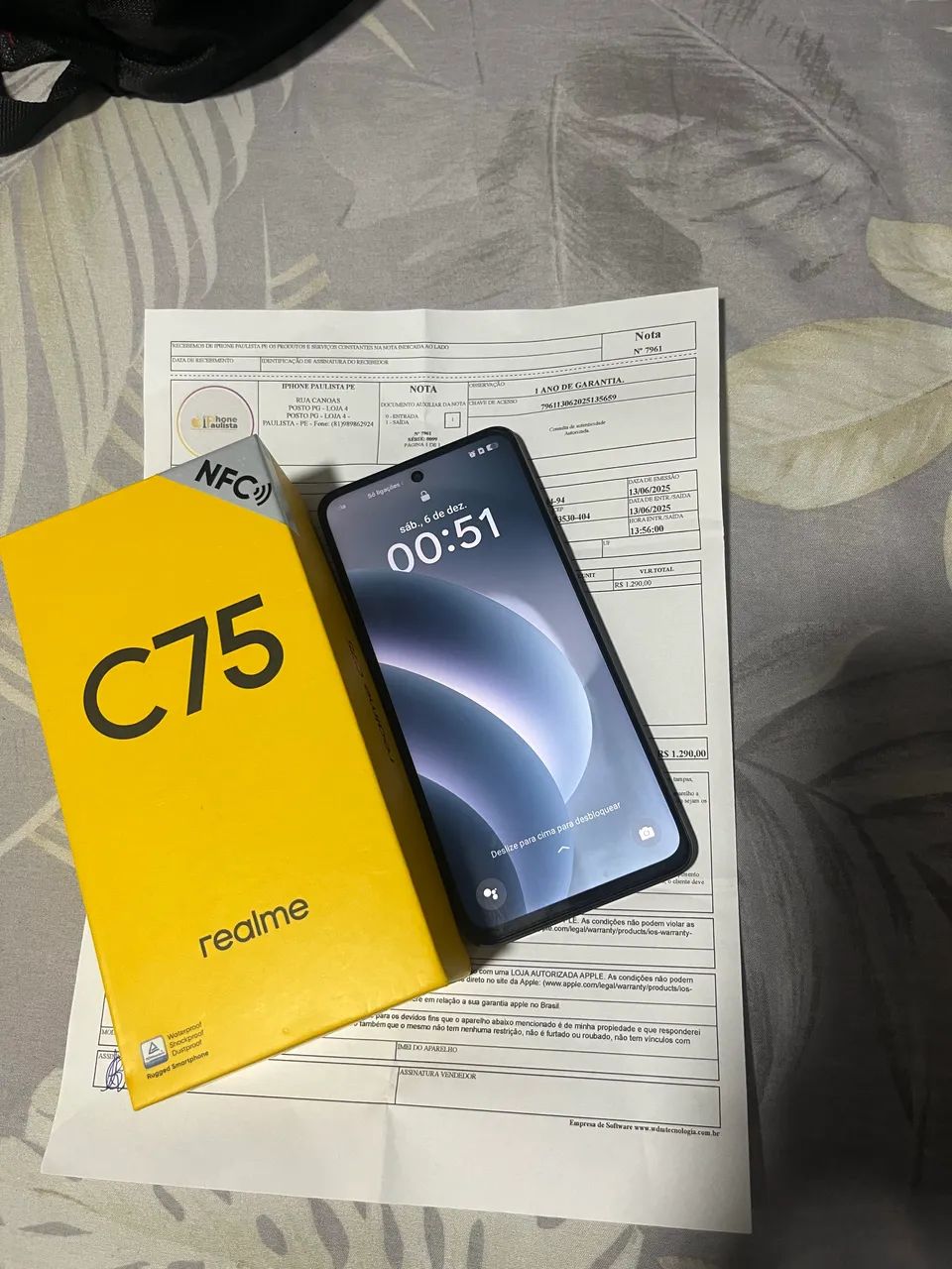 Realmi c75 ainda na garantia e com nota fiscal - Celulares e ...