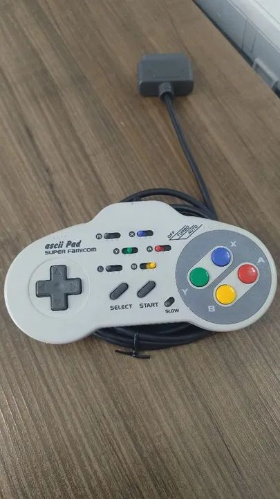Controle Super Nintendo Ascii Pad - Original - Peças e Acessórios de ...