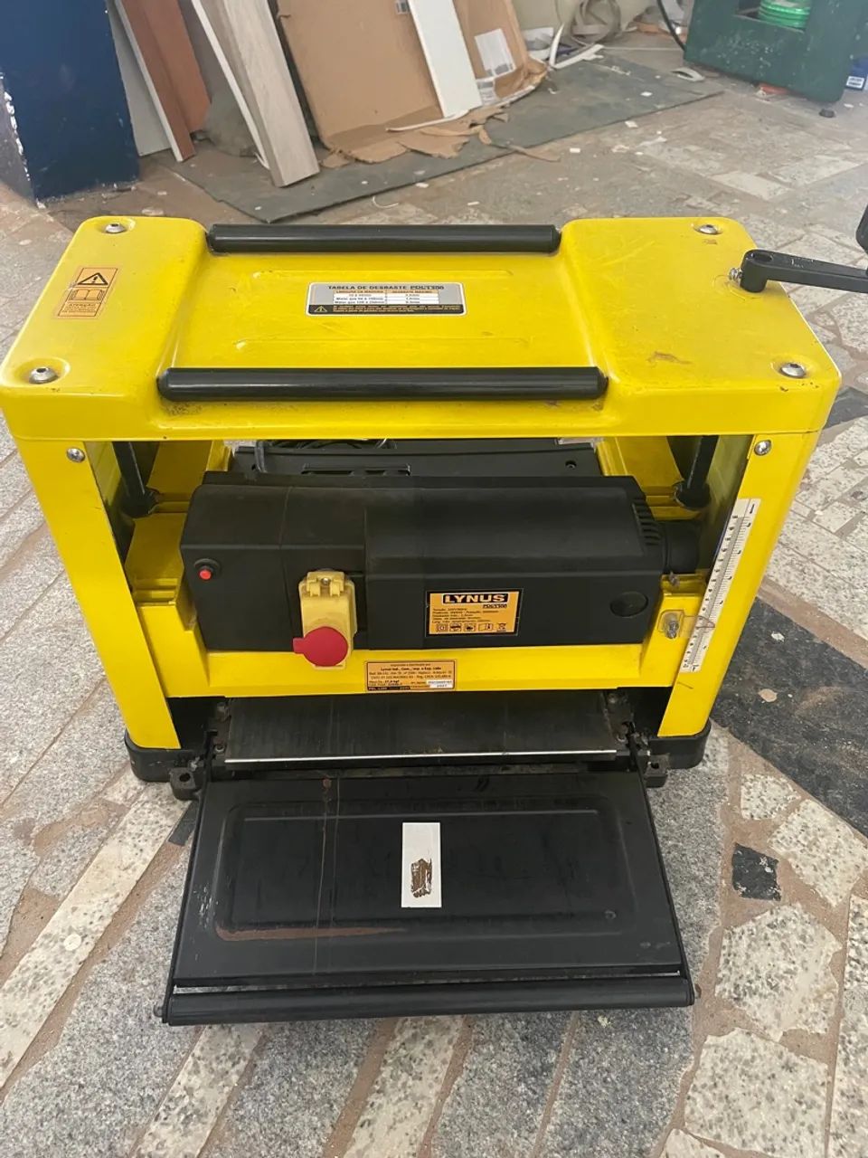 Plaina Desempenadeira Desengrossadeira 13 Pol. 2000W 220V LYNUS-PDL1300 ...