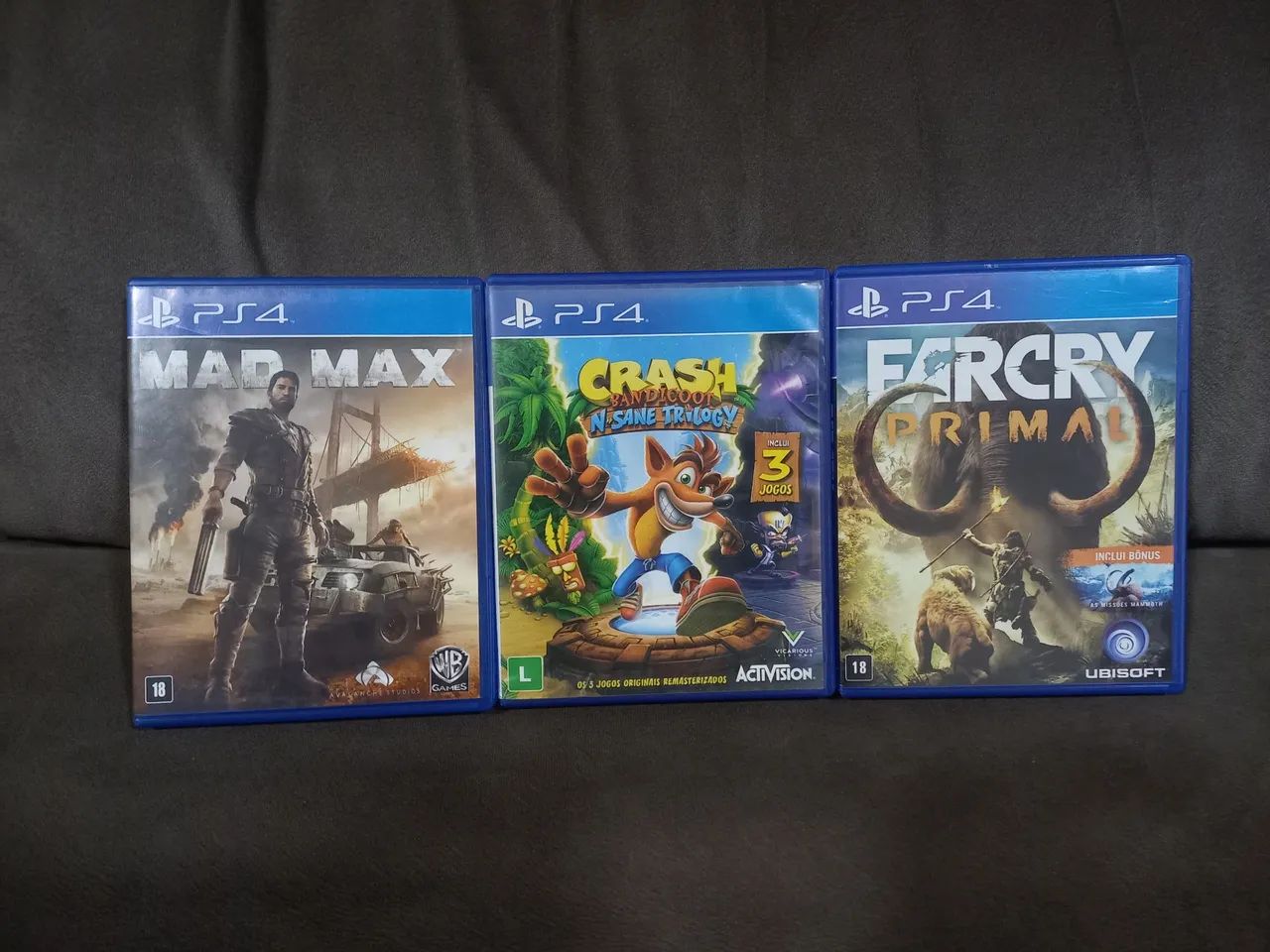 Jogos PS4 PS5 MAD MAX, CRASH E FAR CRY PRIMAL - Jogos de Vídeo Game ...