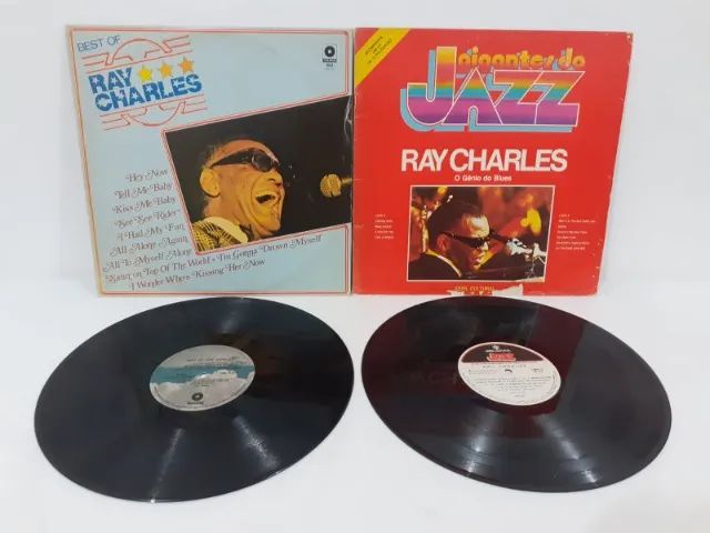 Discos do Ray Charles - O Gênio do Blues - 7 LP´s dos melhores sucessos ...