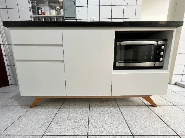 Balcão ilha + tampo em granito+ cooktop - Armários e Guarda-Roupas ...
