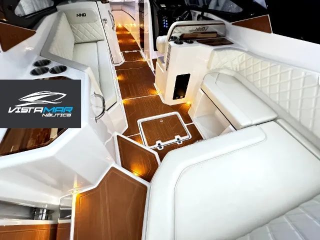 Lancha NHD 270 (265 nomenclatura Internacional) Open com motor de Popa 4T - Zero Milhas - Barcos ...