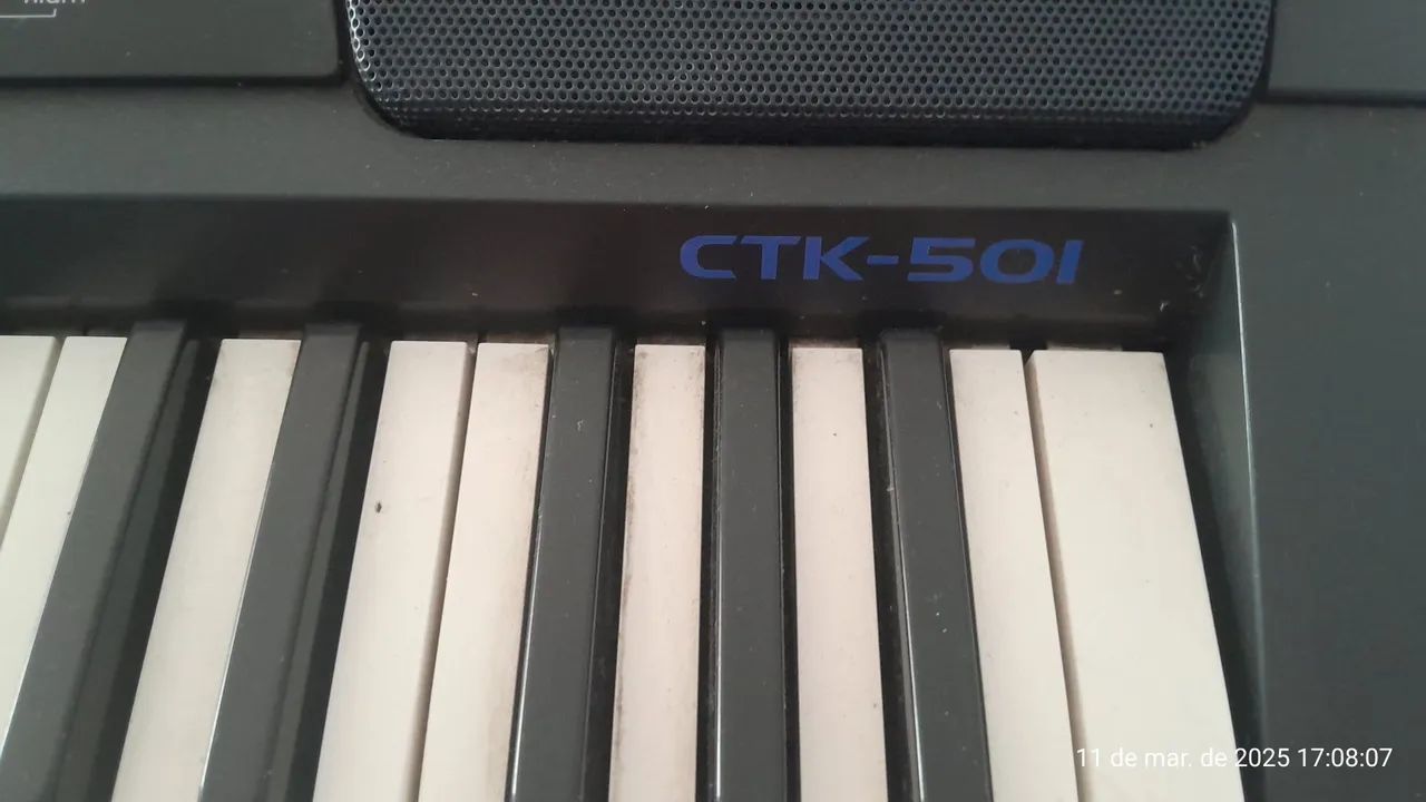 Teclado Casio Ctk-501 pouco uso funciona perfeitamente - Instrumentos musicais - Jardim Tupanci ...