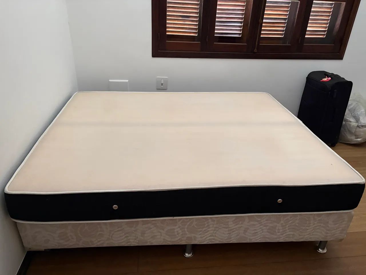 Base Box Blanche e Colchão Queen Size Pró-Saúde Látex Ortobom - Camas e ...