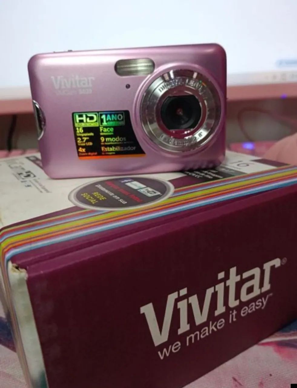 câmera digital vivitar s029 16 mp(atenção leia a descrição) - Câmeras e ...