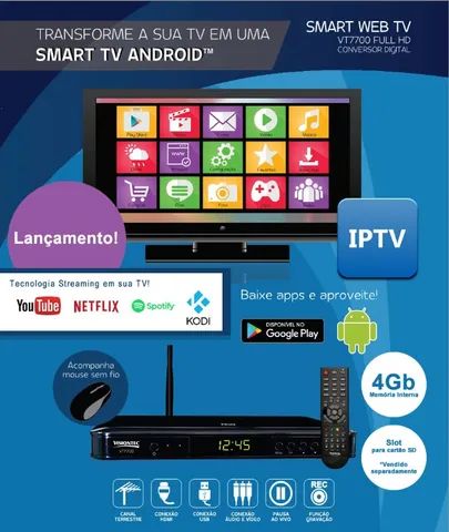 "conversor tv tubo smart" no Brasil