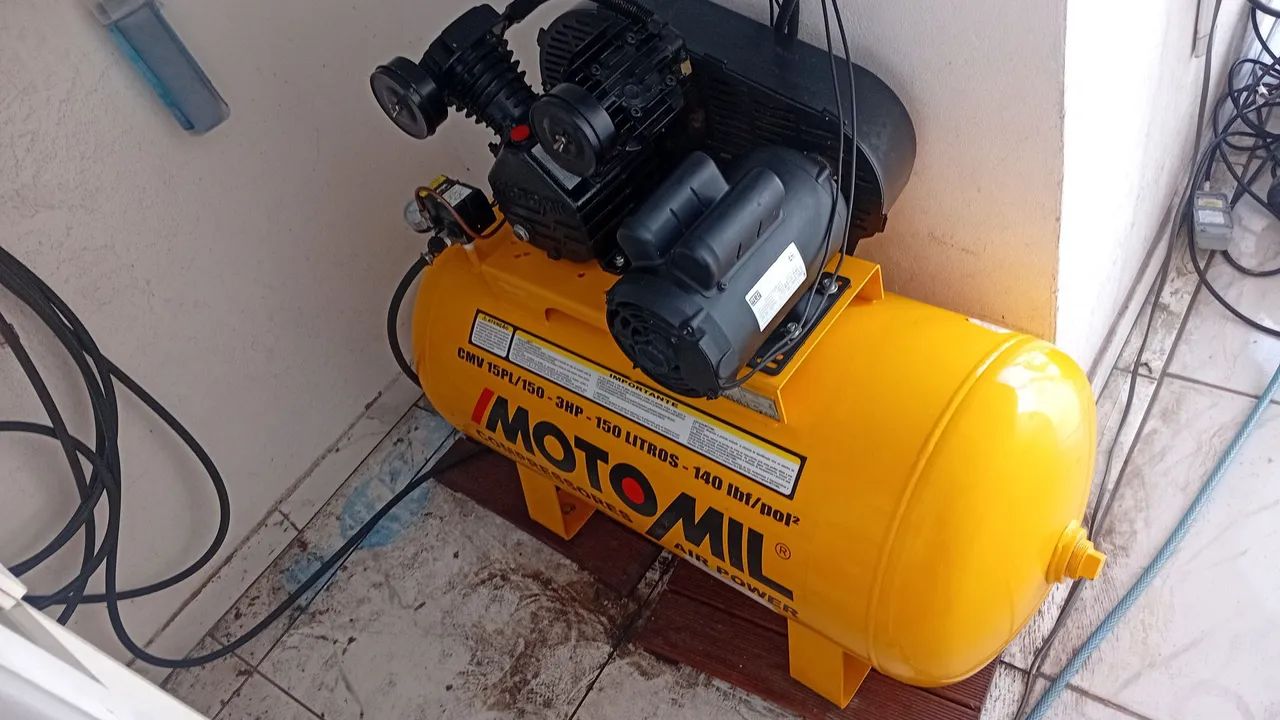 Vendo compressor de Ar zerado e mais kit equipamento com pouco uso ...