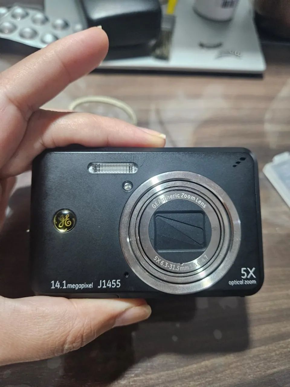 Câmera Digital GE J1455 - Completa, na caixa - Câmeras e Filmadoras ...