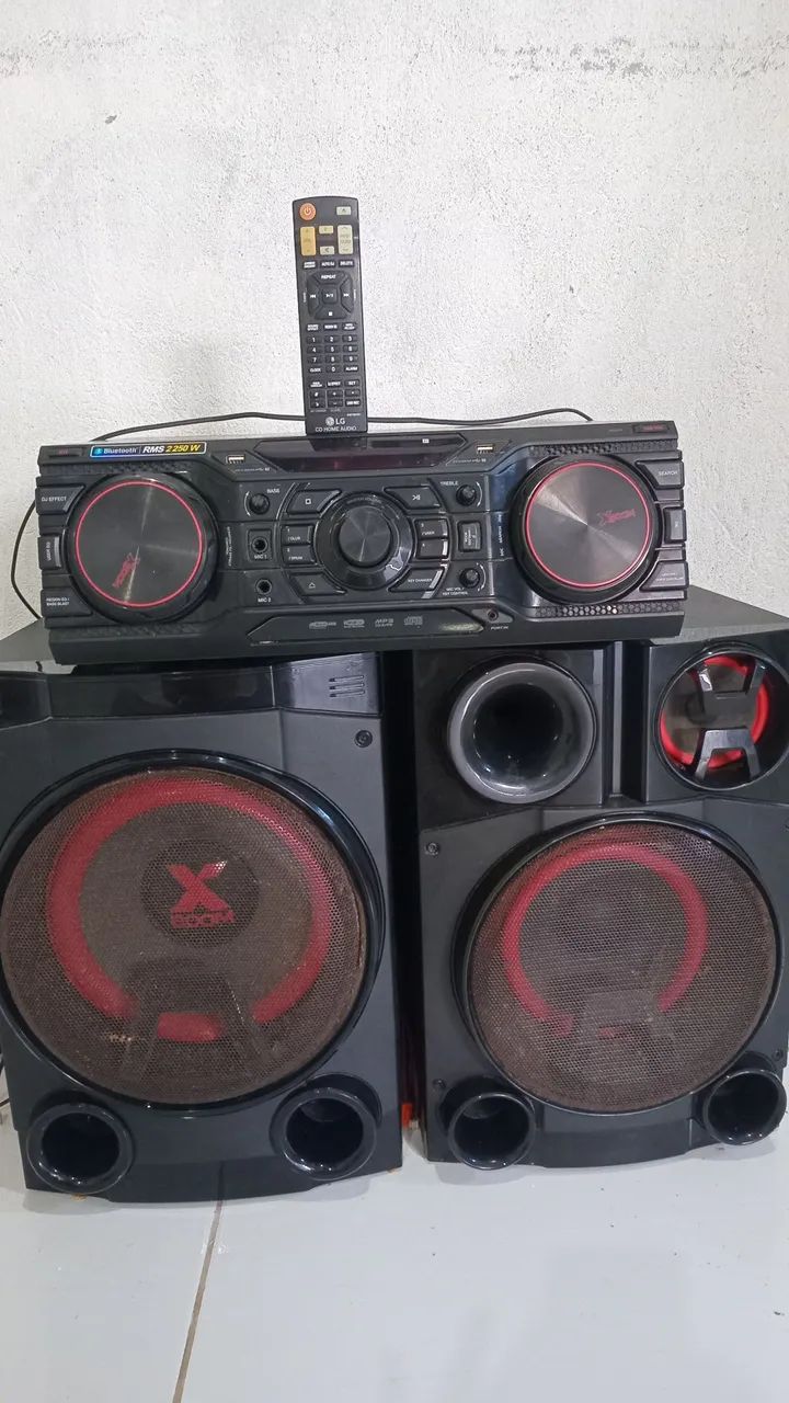 Mini System LG com Bluetooth e 2250W RMS - Aparelhos de Som ...