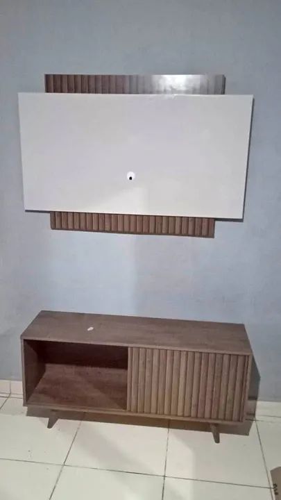 promoção painel + rack para deixa sua sala elegante a pronta entrega e ...