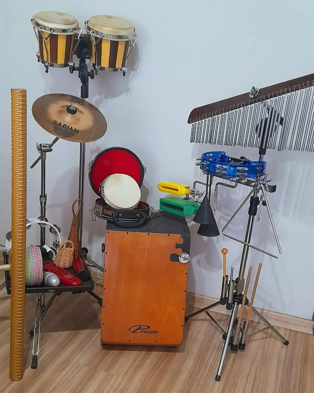 "instrumentos de percussao" no Brasil