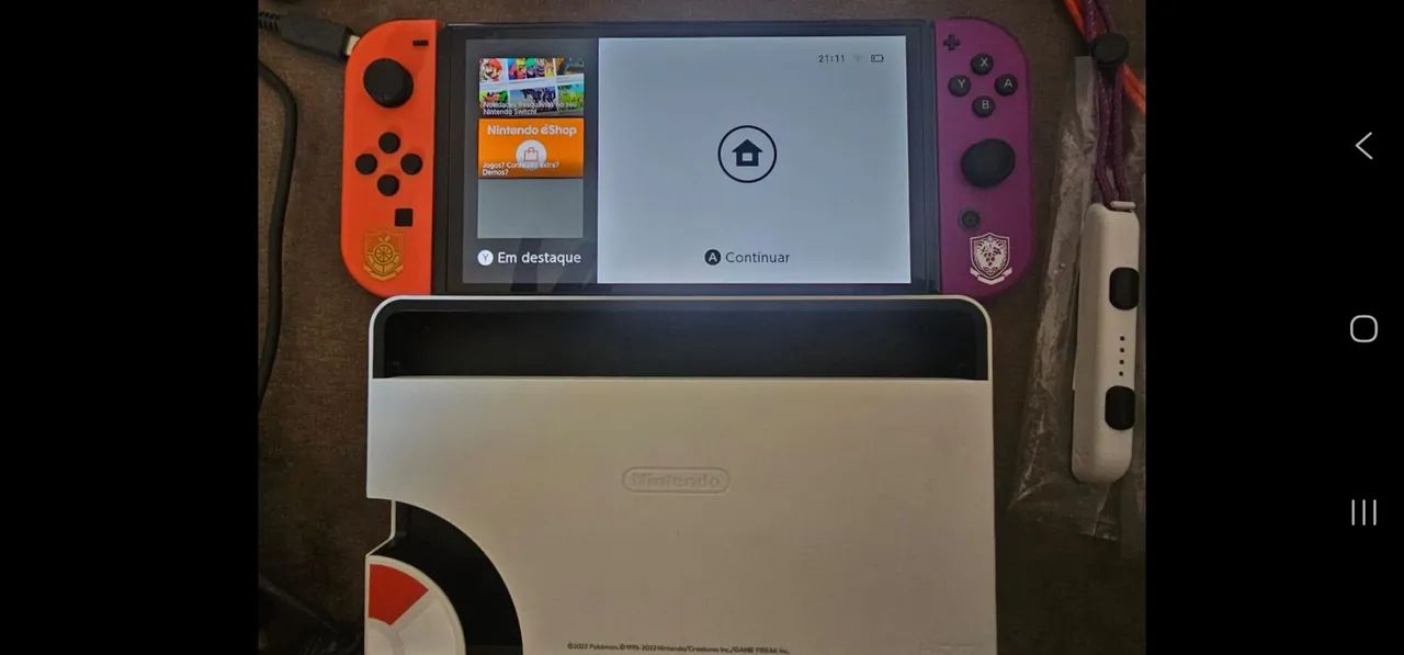 Nintendo Switch OLED POKÉMON DESBLOQUEADO IMPECÁVEL - Consoles de Vídeo ...