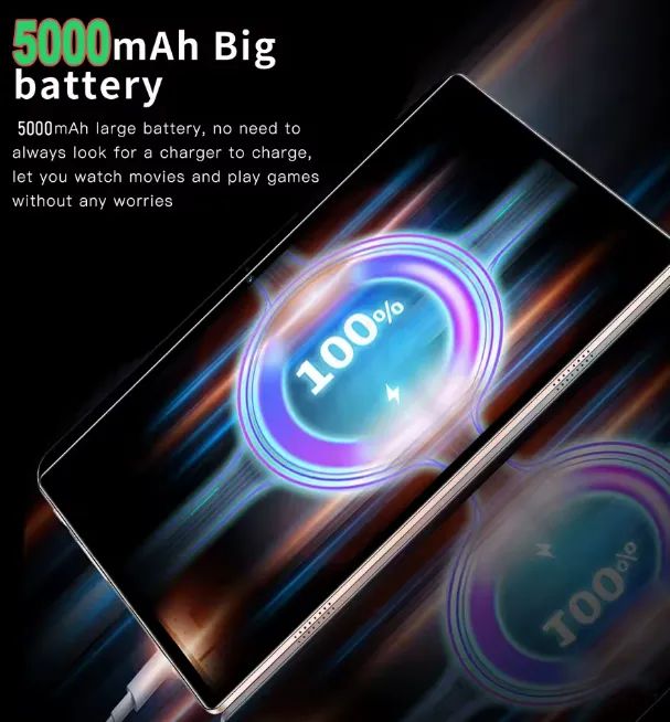 Tablet tela 10,1" 4Gb RAM 64Gb ROM Dual Chip Android 13 Octa Core ...