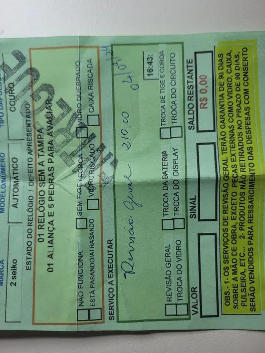 Relogio Seiko Automatico 6119 8080 Antigo Modelo 950335 - Acessórios ...