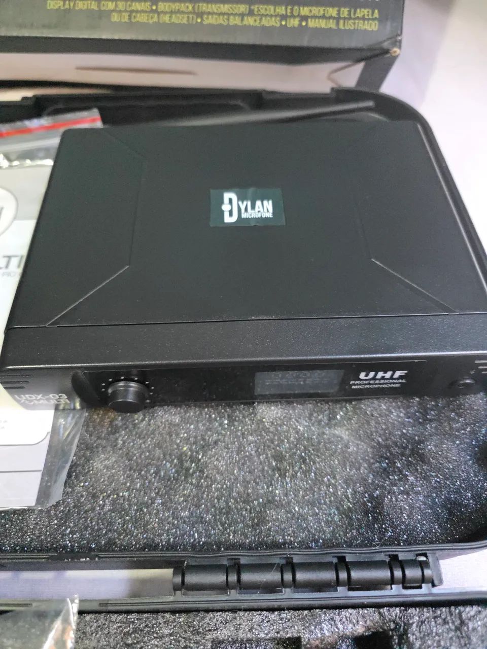 Microfone Sem Fio Dylan Udx03 Headset Lapela Mini XIr Uhf - Microfones ...
