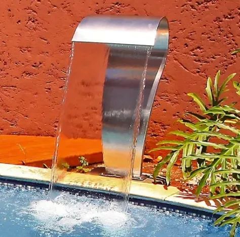 Cascata Inox Para Piscina Naja e Wave Vários modelos - Área Externa ...